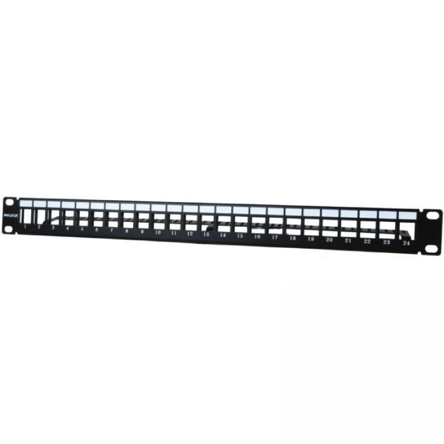 Patch Panel Phasak PA 3424/ 24 Puertos/ Cat.6/ Altura 1U/ Gestión de ...